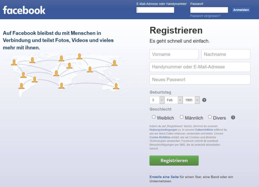 Facebook für Anfänger – Unterschied Profil, Seite, Gruppe