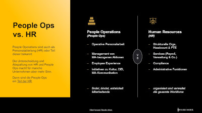 People Ops: Definition, Vergleich zu HR, Einführung