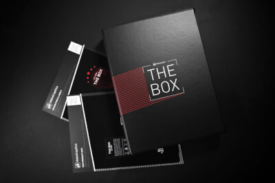 THE BOX - FREE SAMPLES HEAT TRANSFER LOGOS