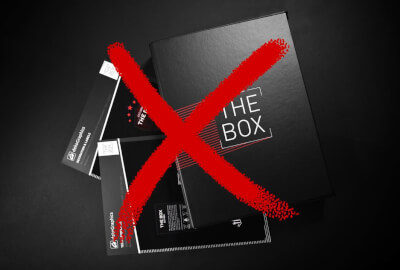 THE BOX - FREE SAMPLES HEAT TRANSFER LOGOS