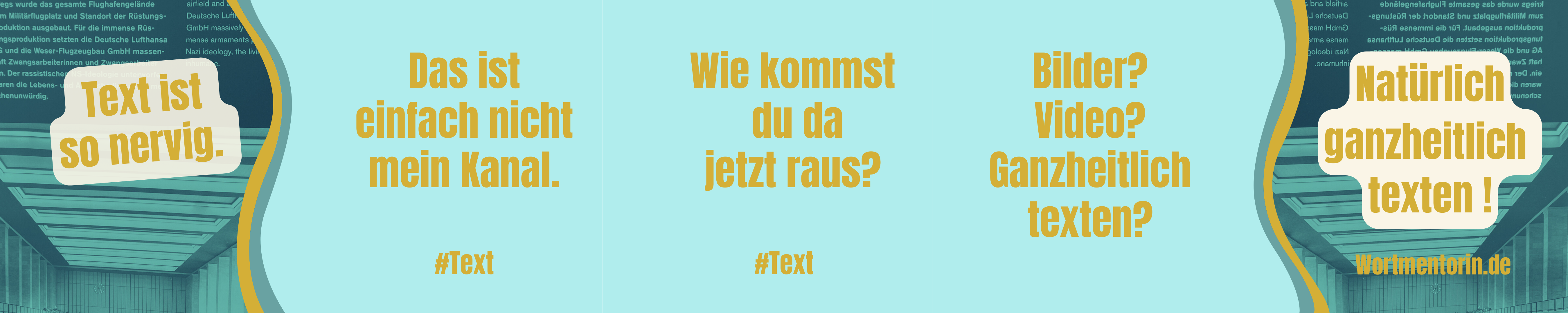„Text ist so nervig.“
