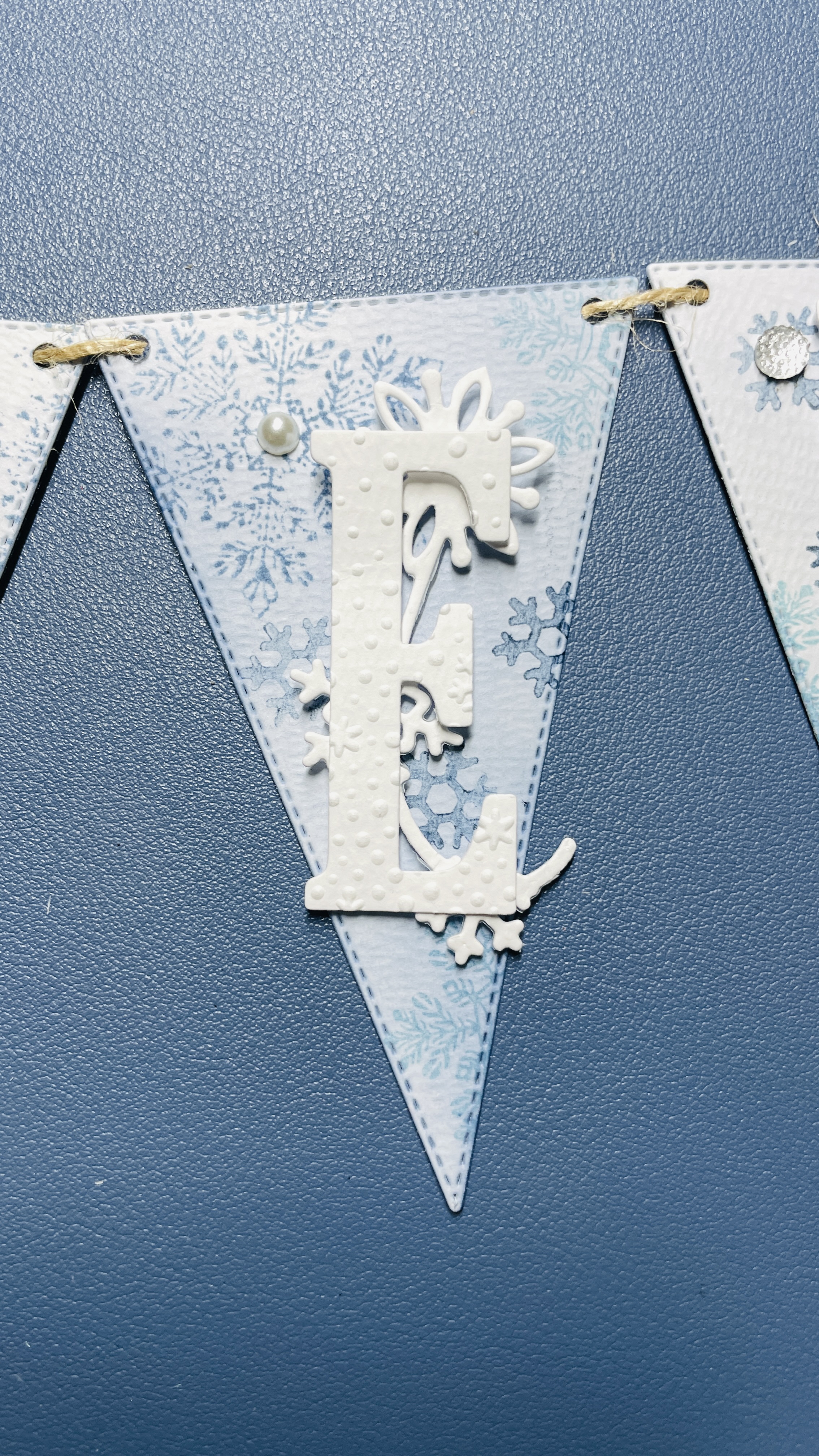 Wimpelkette für den Winter - mit Anleitung