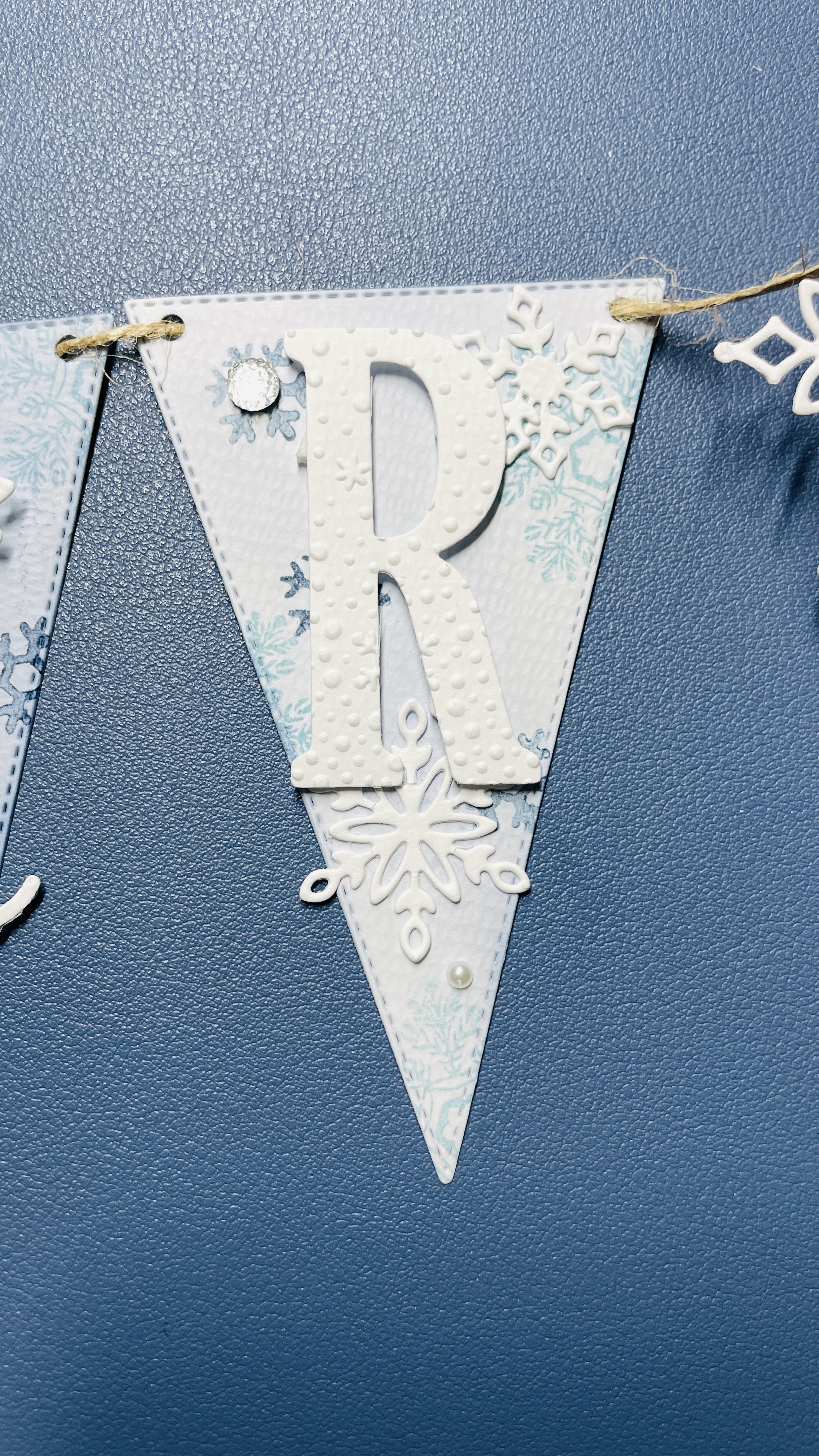 Wimpelkette für den Winter - mit Anleitung