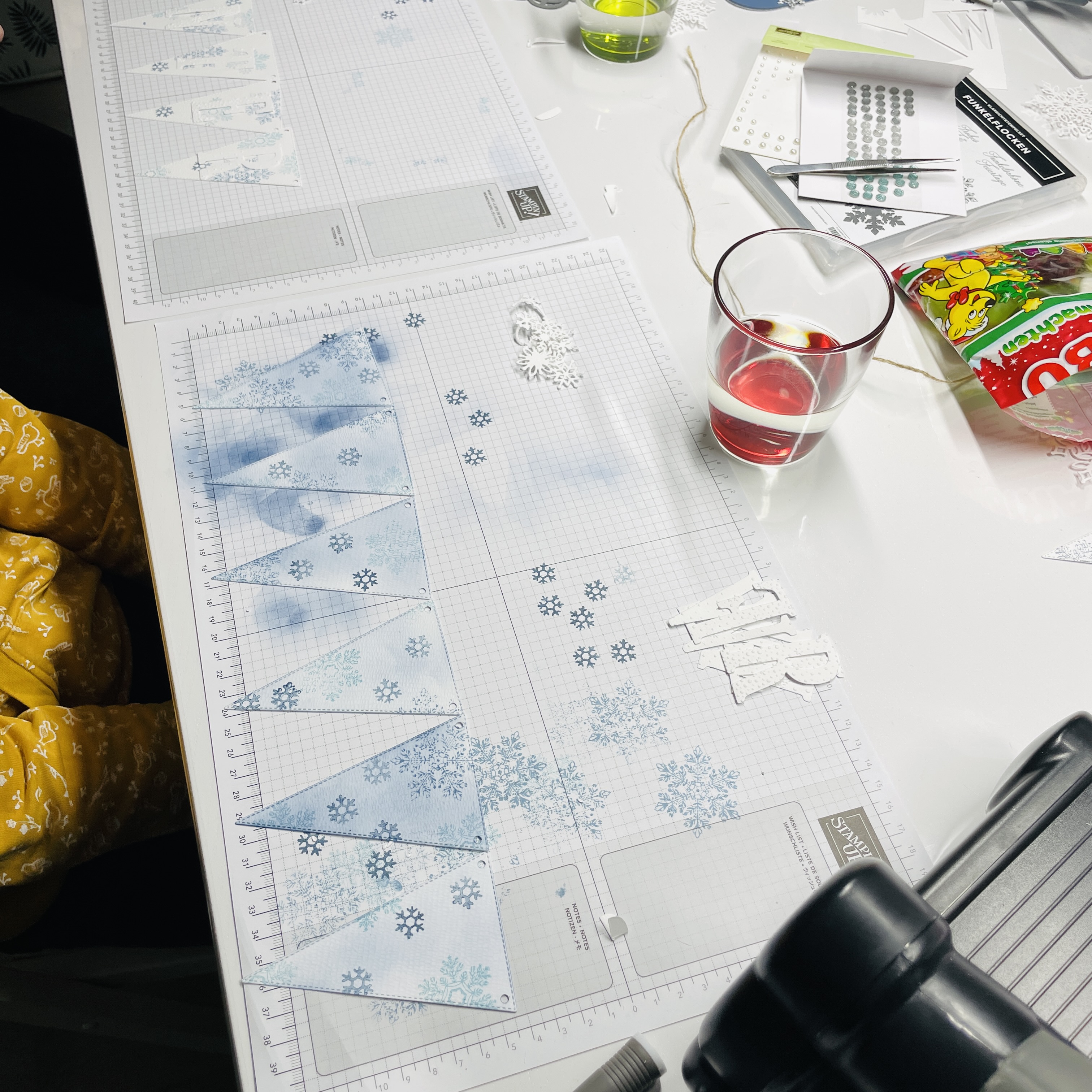 Wimpelkette für den Winter - mit Anleitung