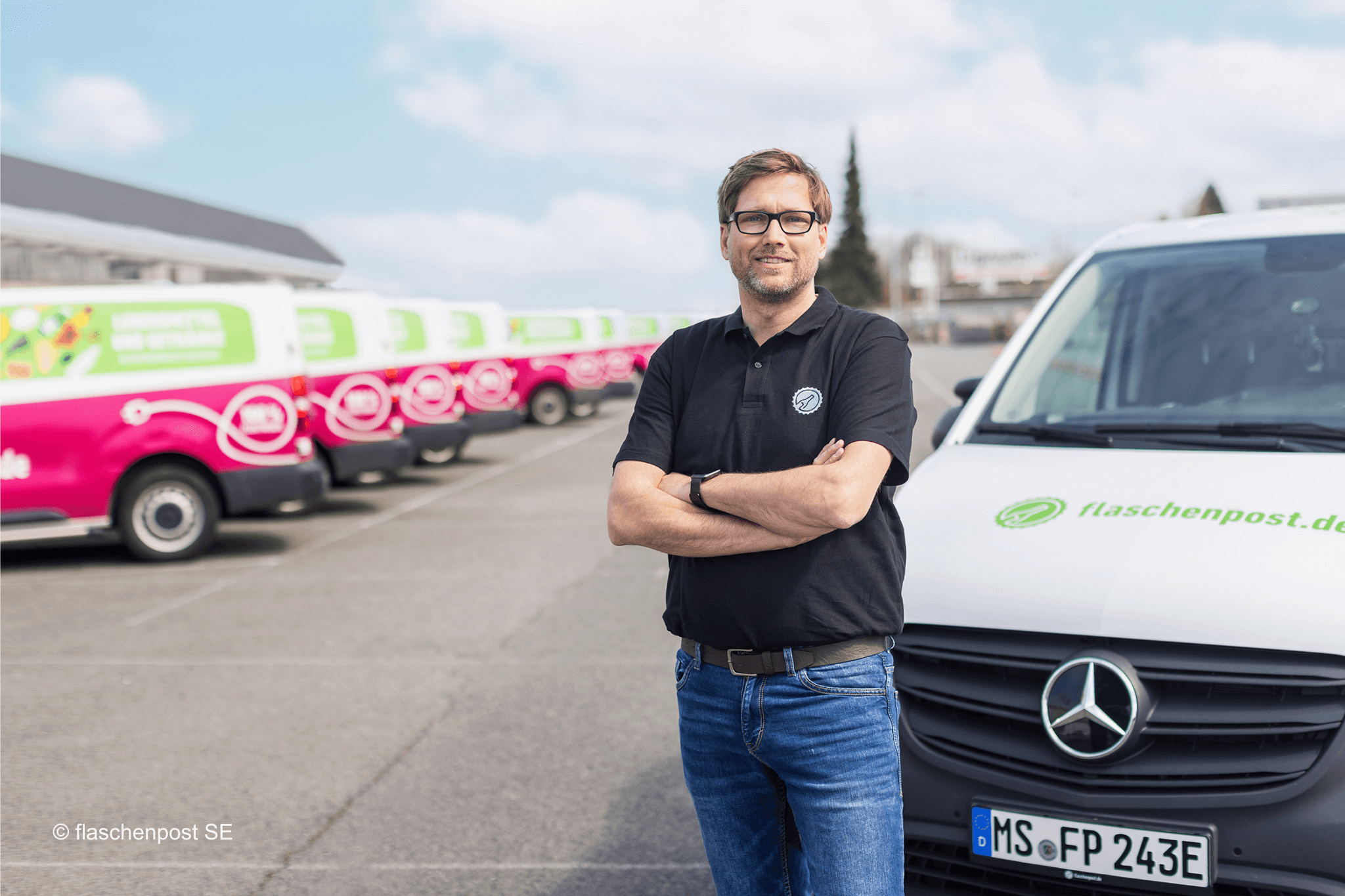 Innovatives E-Flottenmanagement bei der flaschenpost