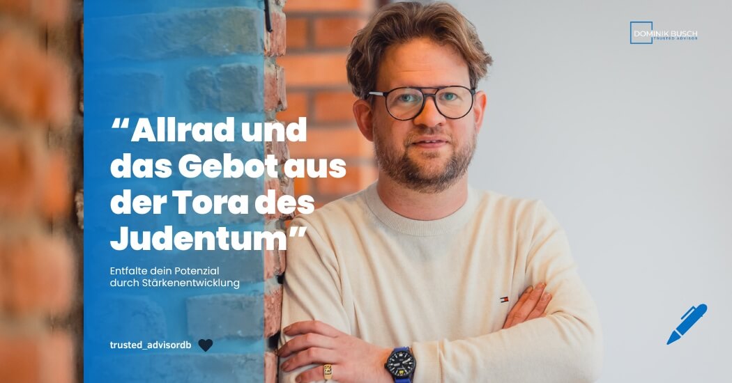 Allrad und das Gebot aus der Tora des Judentum