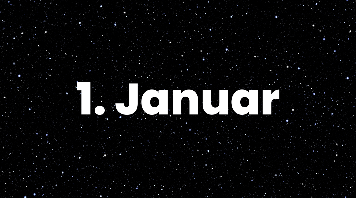 1. Januar: Sternzeichen, Persönlichkeit & Infos