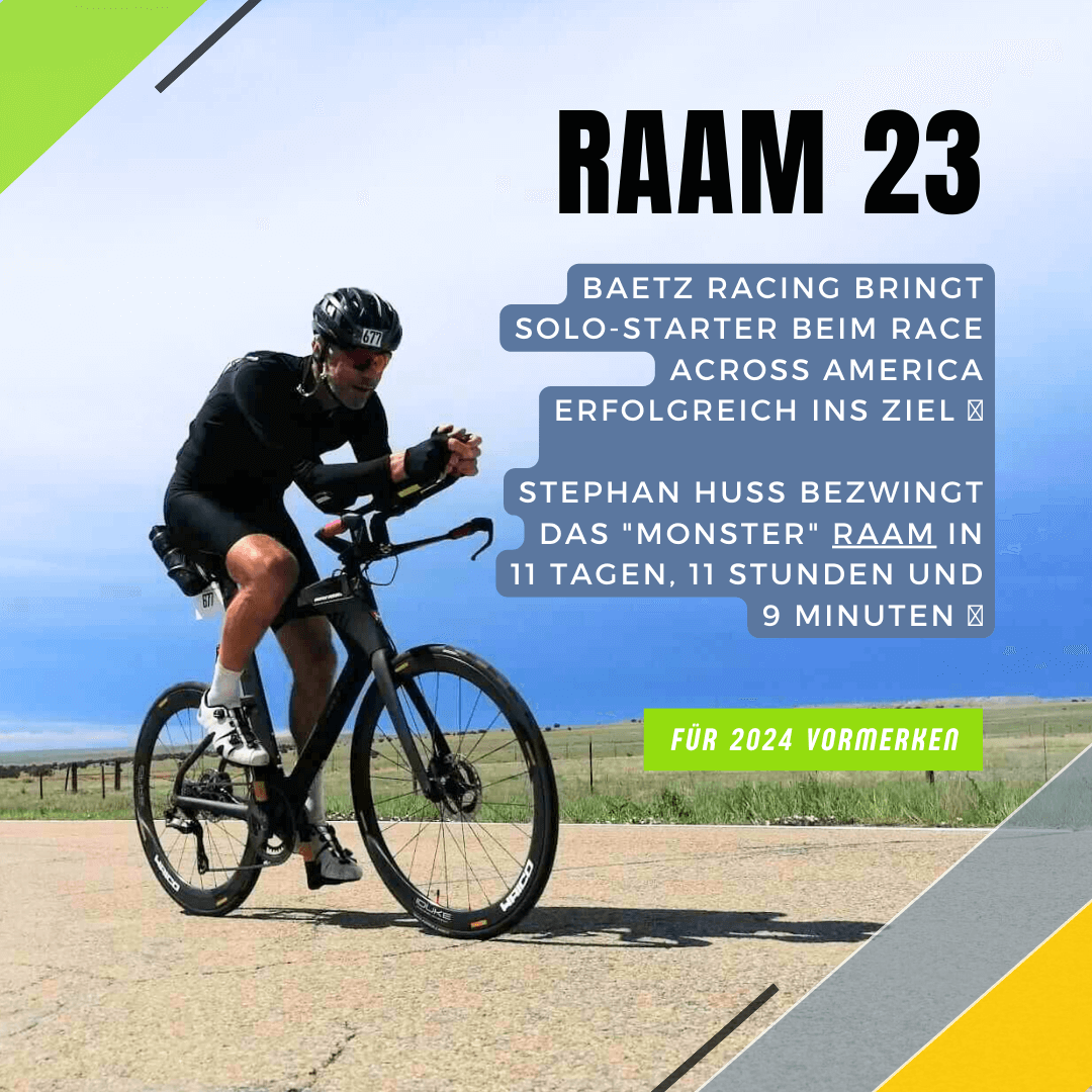 BAETZ Racing: Solo-Starter beim Race Across America (RAAM)