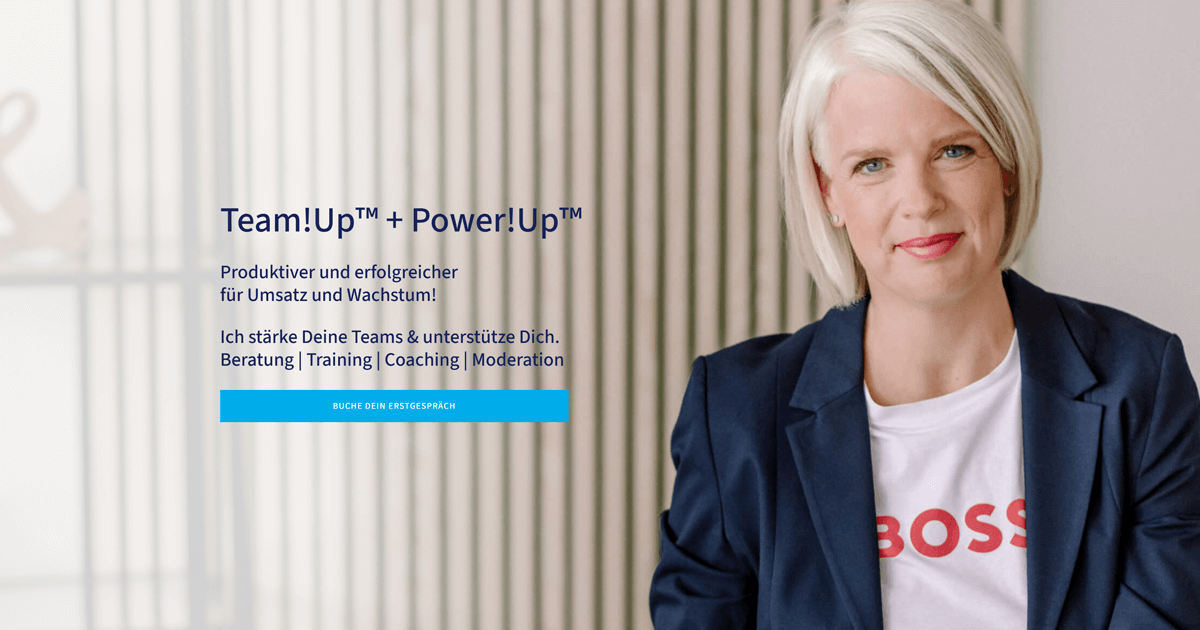 Power!Up + Team!Up 2 Erfolgsprogramme to be better@work
